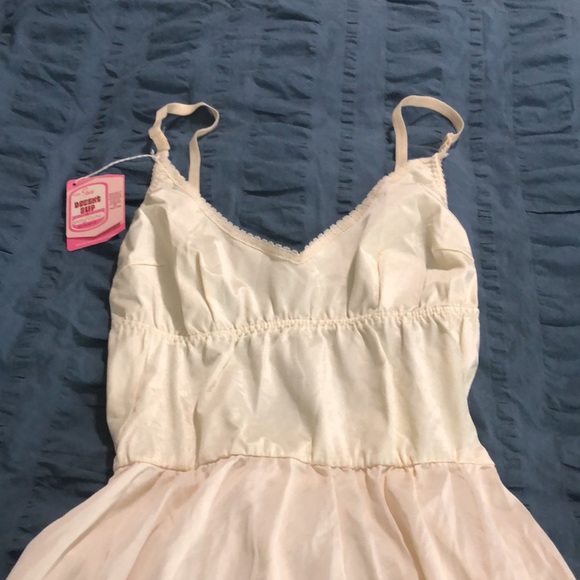 Sears | Intimates & Sleepwear | Vintage Sears Long Cream Lingerie Anti ...